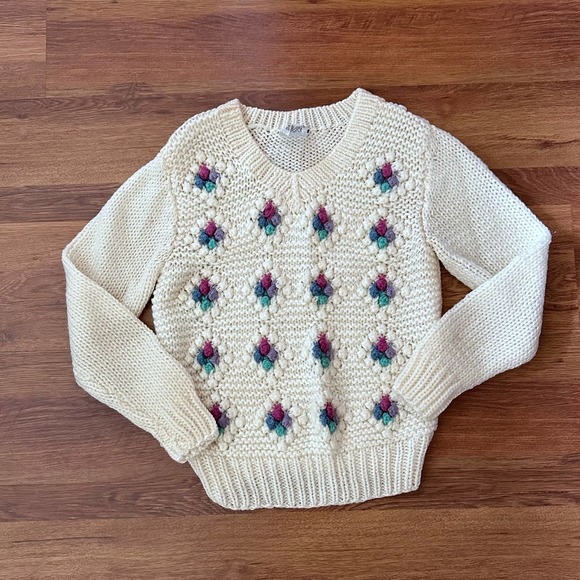 Vintage | Sweaters | Vintage 8s90s Knits By Judy Knapp Cottagecore ...
